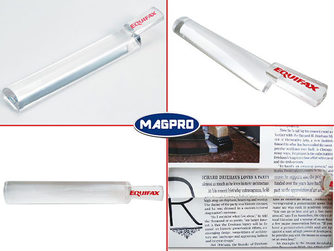 3X Magnifying Bar Magnifier Clear Acrylic | E-TAY INDUSTRIAL CO., LTD.