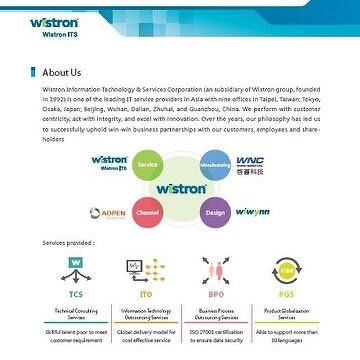 Internet Service, IT outsourcing | Taiwantrade