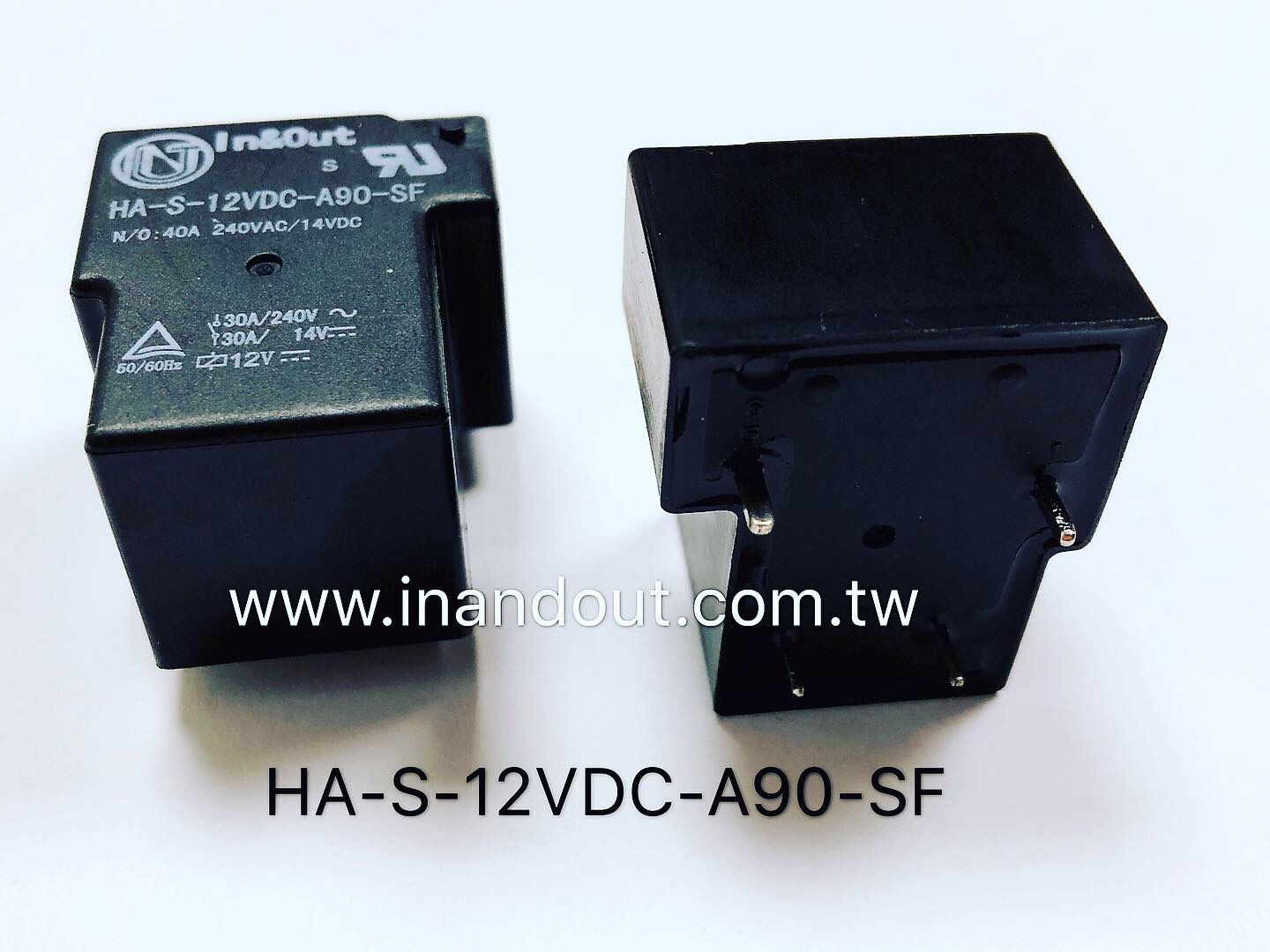 High Current Power Relay 40A 4pins Electric components In&Out Relay ...