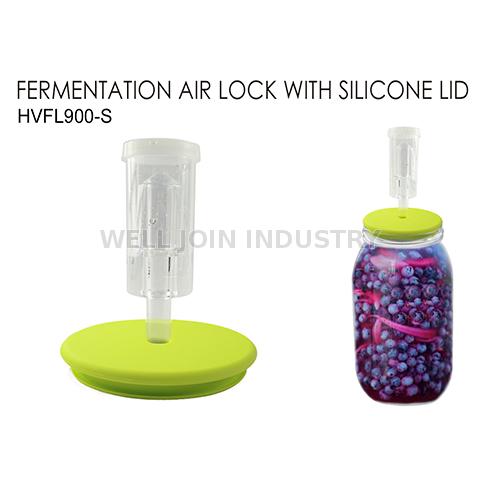 FERMENTATION AIR LOCK WITH SILICONE LID | Taiwantrade.com