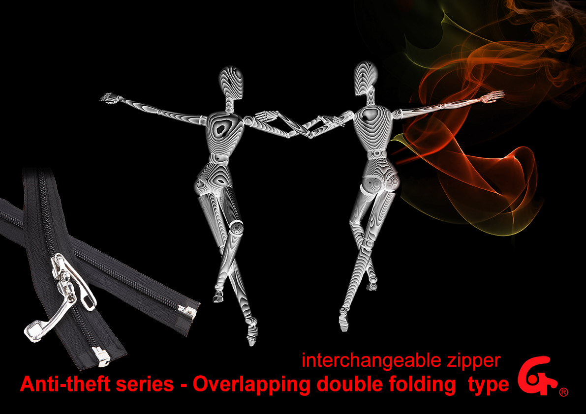 Overlapping Type Double Layer Zipper | GENMORE ZIPPER CORPORATION