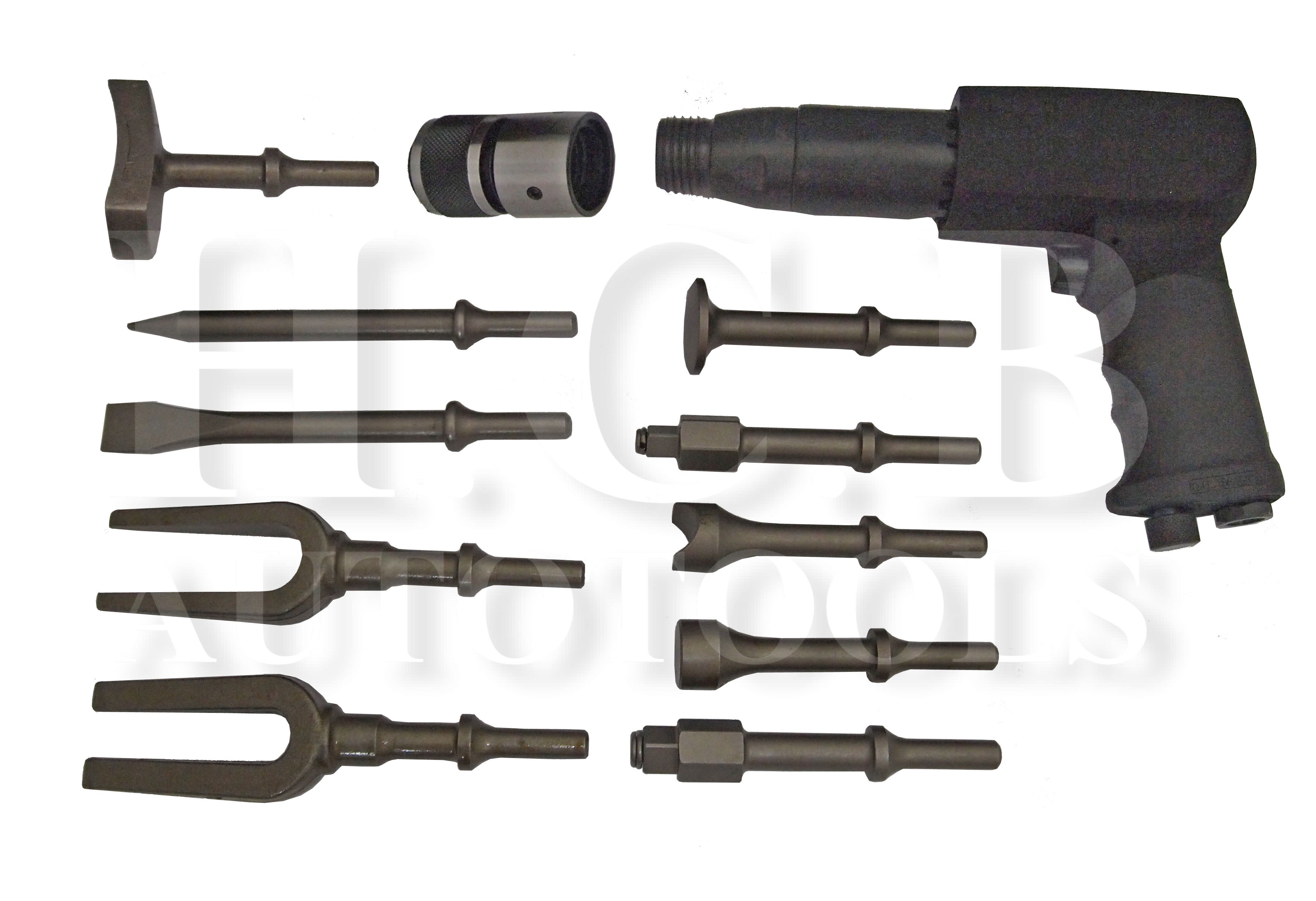 10 PCS AIR HAMMER W/AIR CHISEL KIT | Taiwantrade