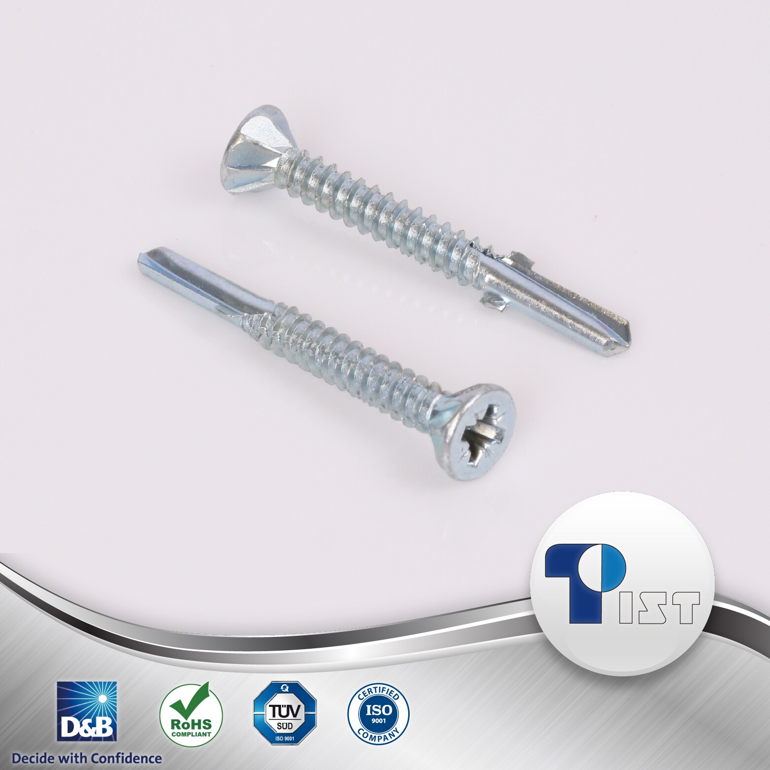 Flat Head, Pozi Driv, 8 Ribs under Head Rima Point | Taiwantrade.com