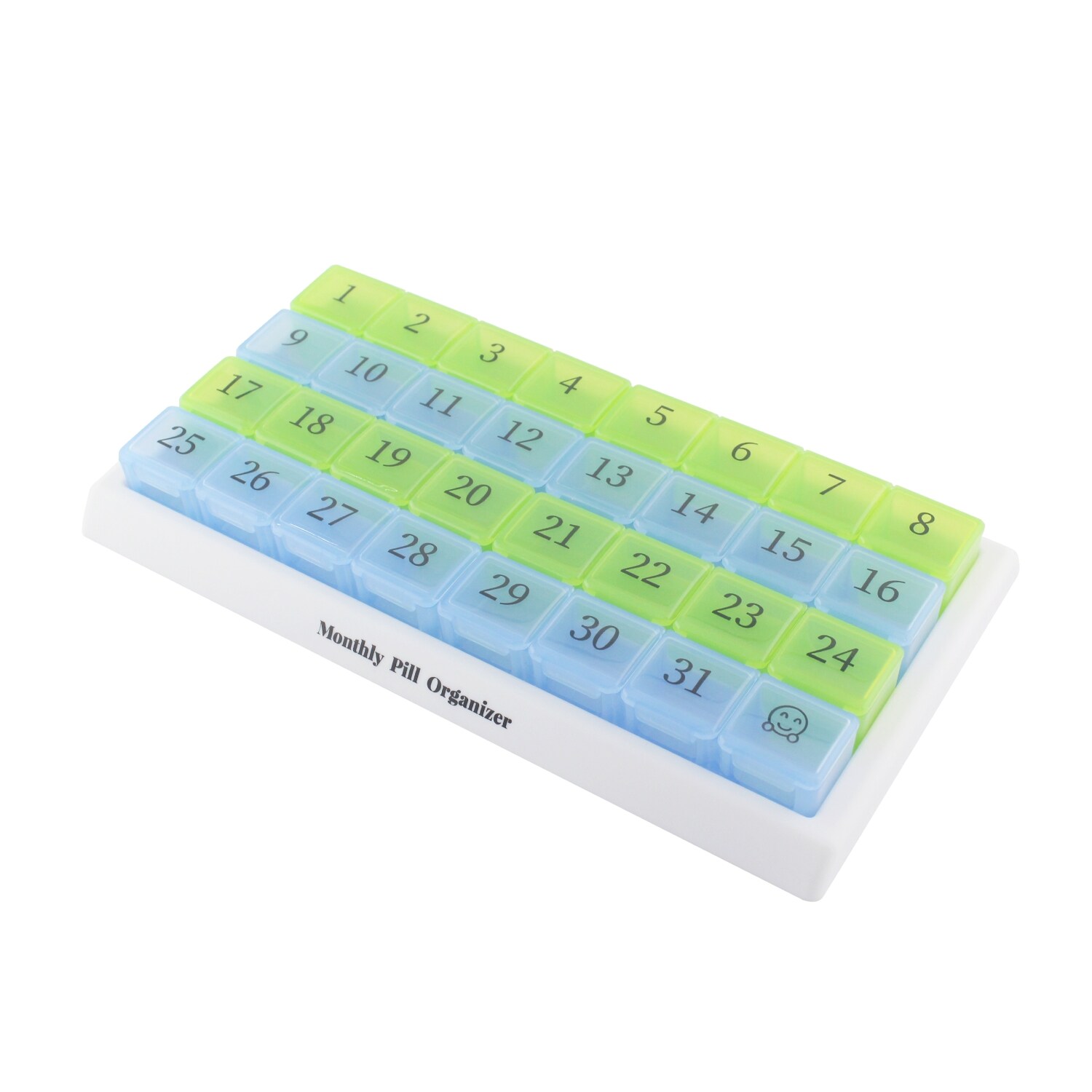 30 Day Monthly Pill Box Organizer | Taiwantrade.com