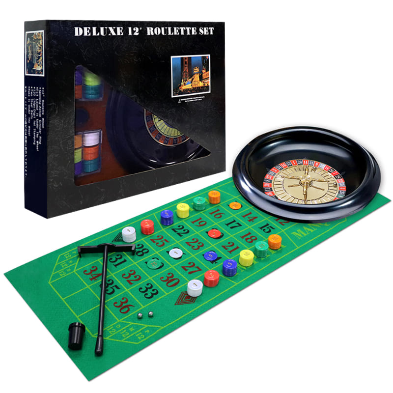 12" Deluxe Plastic Roulette Wheel Game Set | Taiwantrade