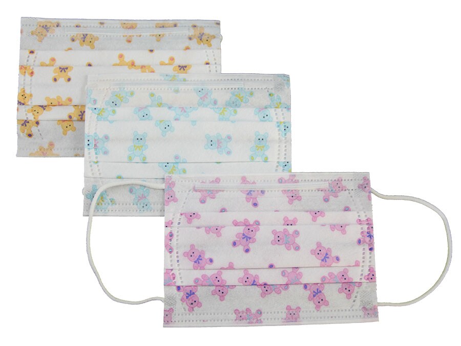 AERO PRO Bear Print Flat ear hanging masks | Taiwantrade.com