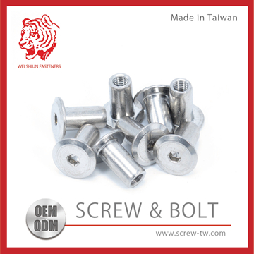 Fasteners Male and Female Bolt Stainless Steel Taiwan manufacture ...