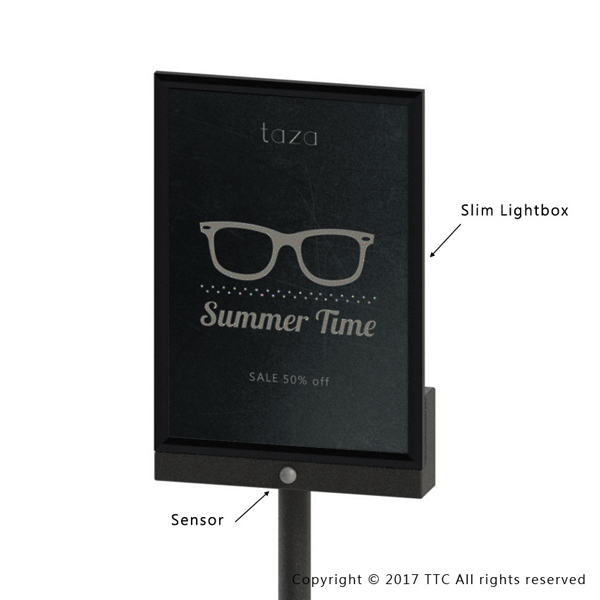 LED Inductive Lighting Sign | Taiwantrade.com