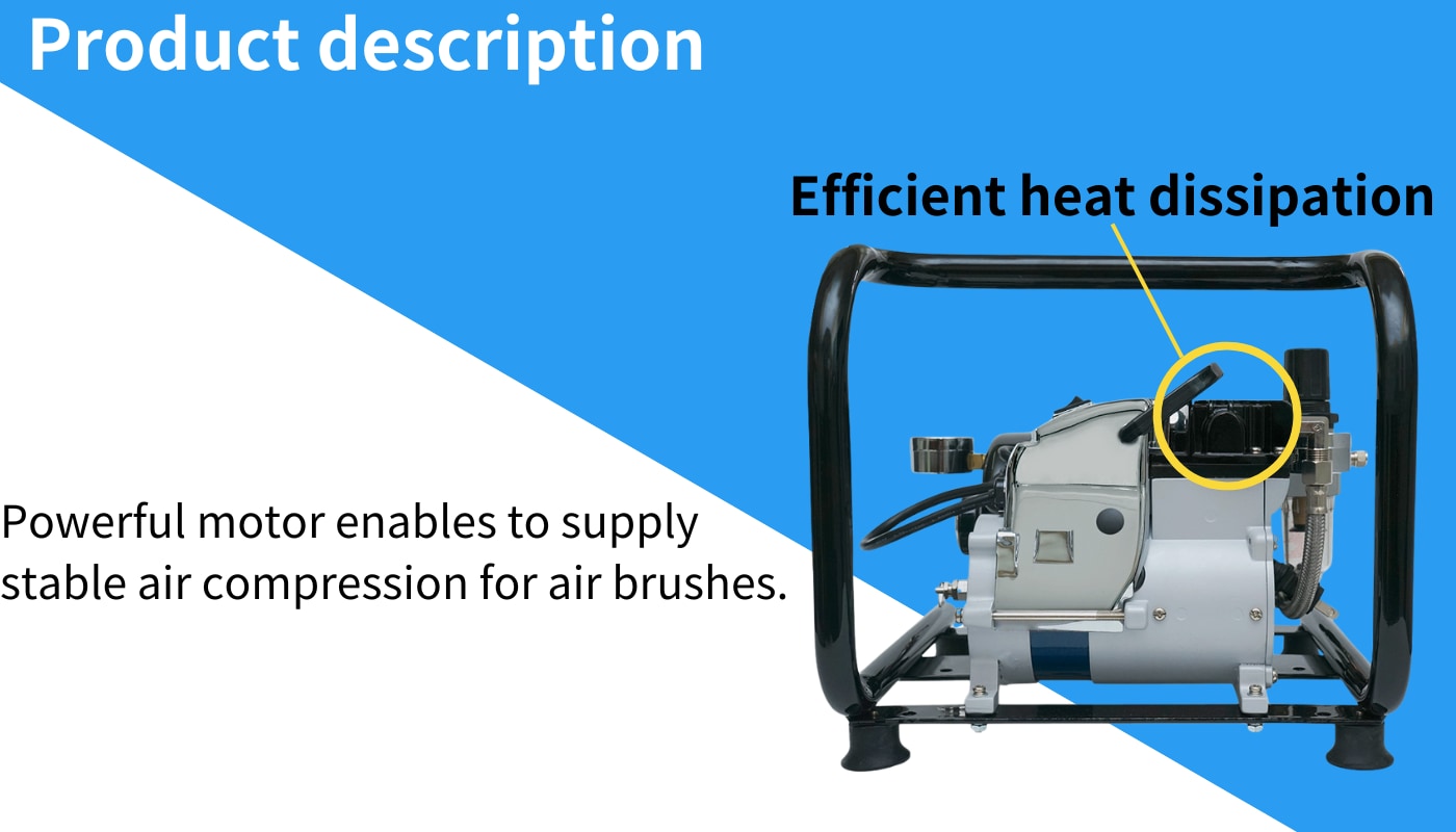 Mini Airbrush Compressor with Filter | PROWIN TOOLS COMPANY