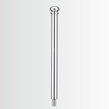 Stainless Steel Round Post 2 1/2" Plain Surface with Mushroom Shape Top ...