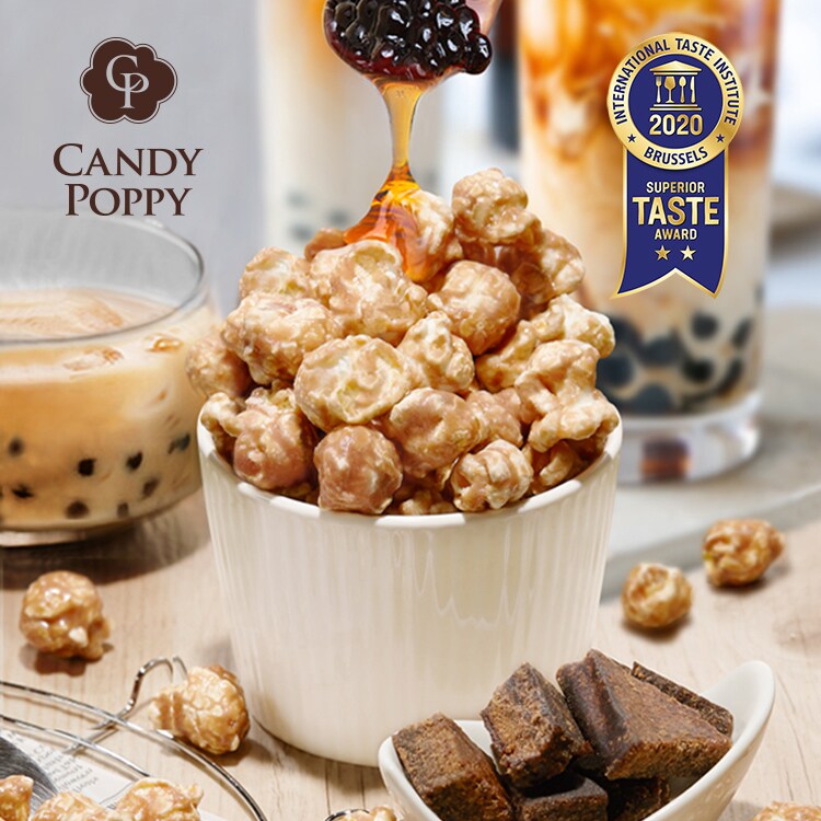 Popcorn - Brown Sugar Bubble Milk Tea, Candy Poppy | Taiwantrade.com