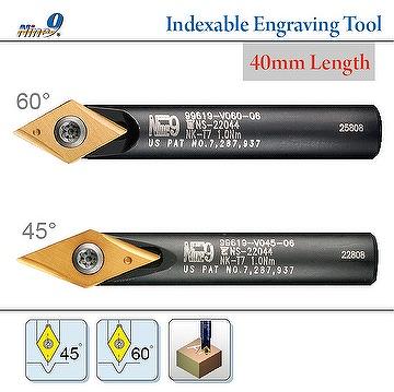 Taiwan Nine9 Engraving Tools with indexable carbide inserts-40mm length ...