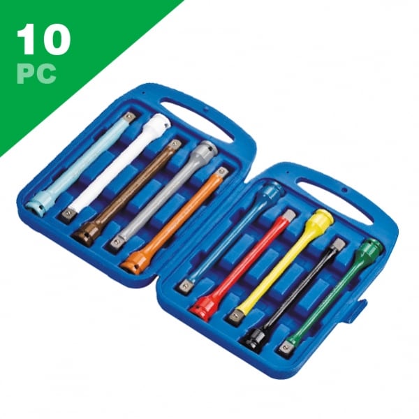 10 PC 1/2"DR. TORQUE LIMITED EXTENSION BAR SET | Taiwantrade