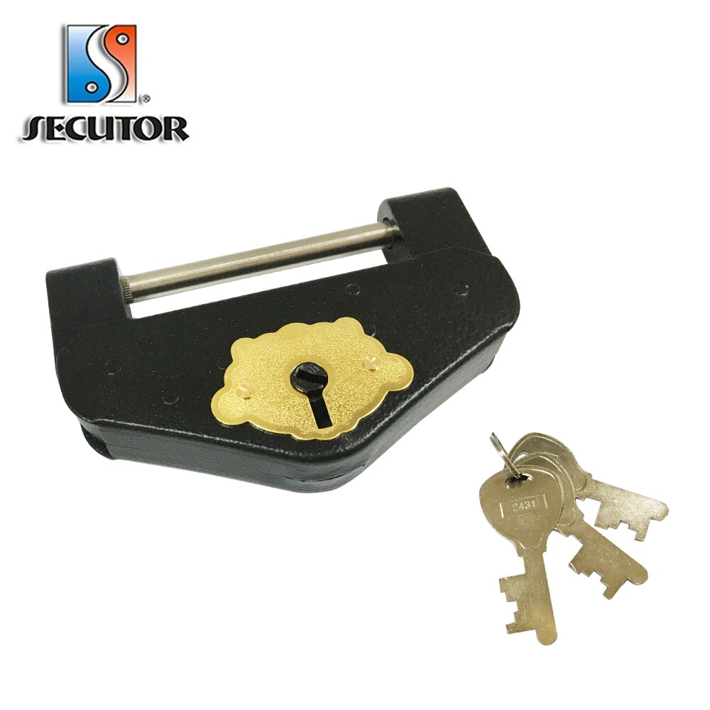 Old style Key Vintage Black Padlock | Taiwantrade.com