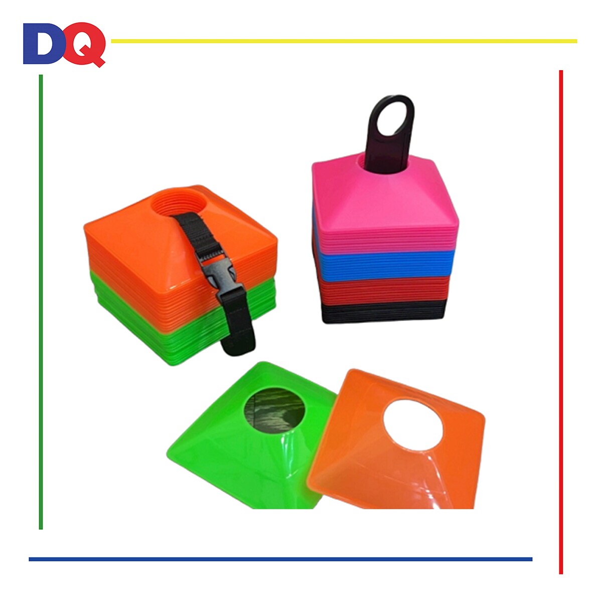 Manufacturer of Durable Square Cone Set for Agility Training | Taiwantrade