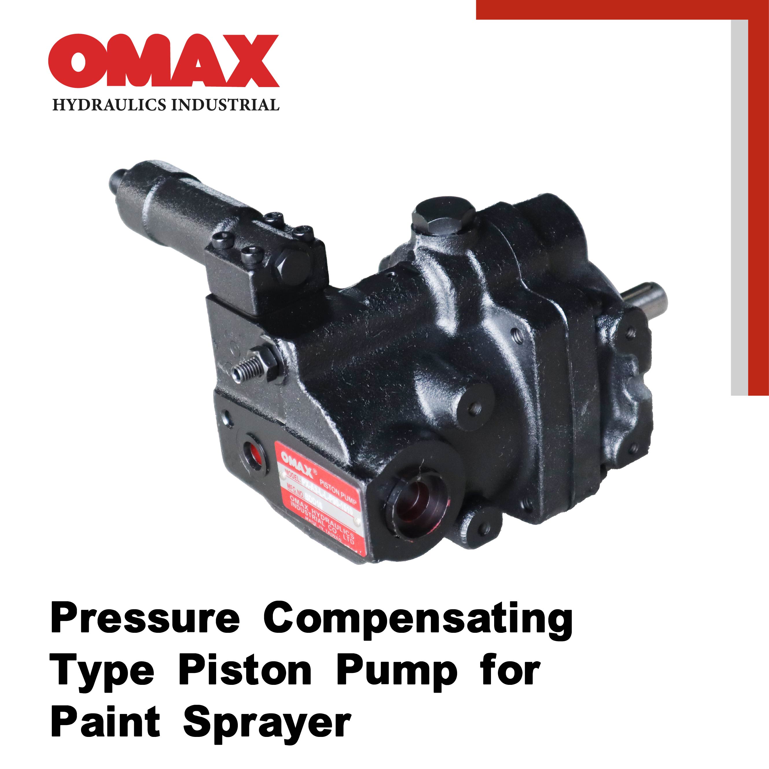 Manufacturer of Pressure Compensating Type Piston Pump for Paint ...