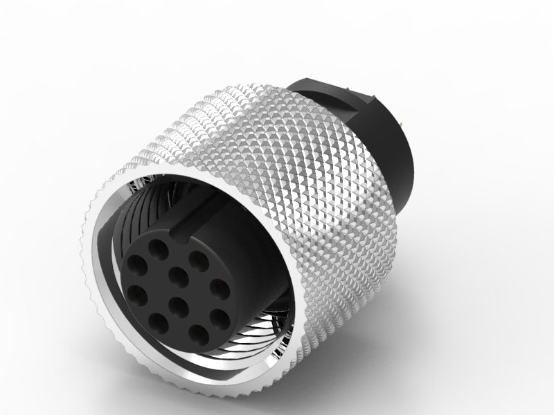 WP M12(F) 10PIN A-Coded Molded with Cable | Taiwantrade