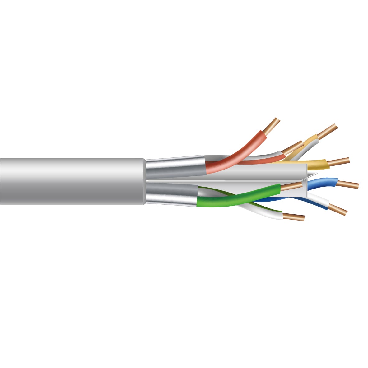 PRIME Cat.6 FUTP Bulk Lan Cable 23AWG