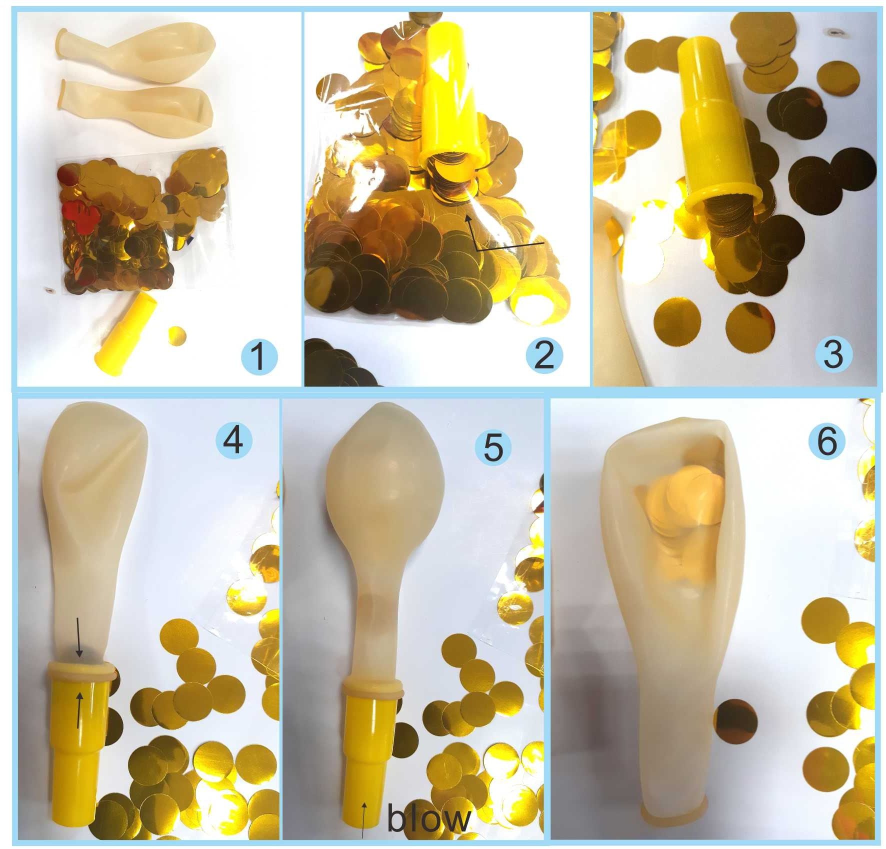 easy to fill confetti in balloons | Taiwantrade