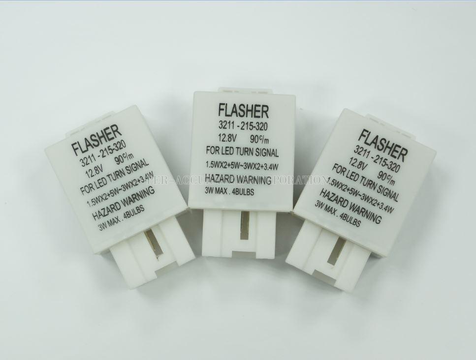 Car LED 8 Pins Flasher Relay Set to fix the fast blink free Mazda Asian ...