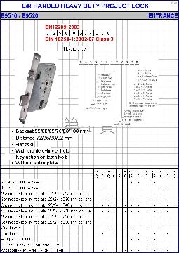 L/R HANDED HEAVY DUTY PROJECT LOCK | Taiwantrade