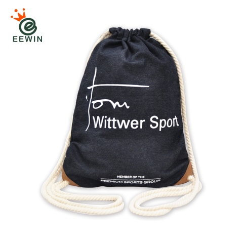 Custom Printing Drawstring Denim Backpack Taiwan Wholesaler | Taiwantrade