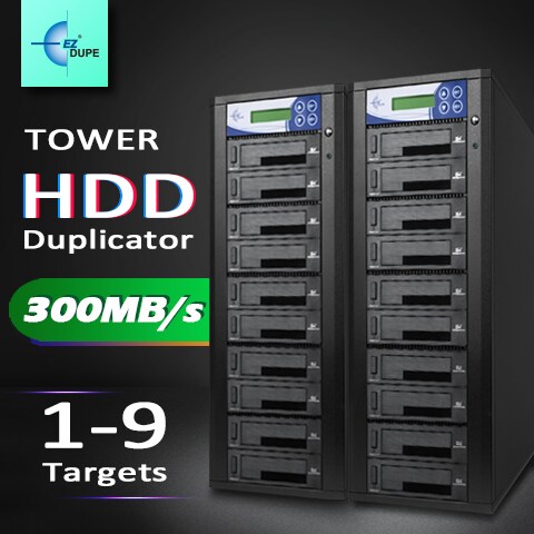 1-9 Tower SSD/ HDD Duplicator | SATA 2 | EZ Dupe | Taiwantrade.com
