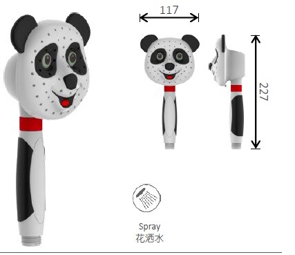Cartoon Panda Shower / Children Shower hand-held Shower | Taiwantrade