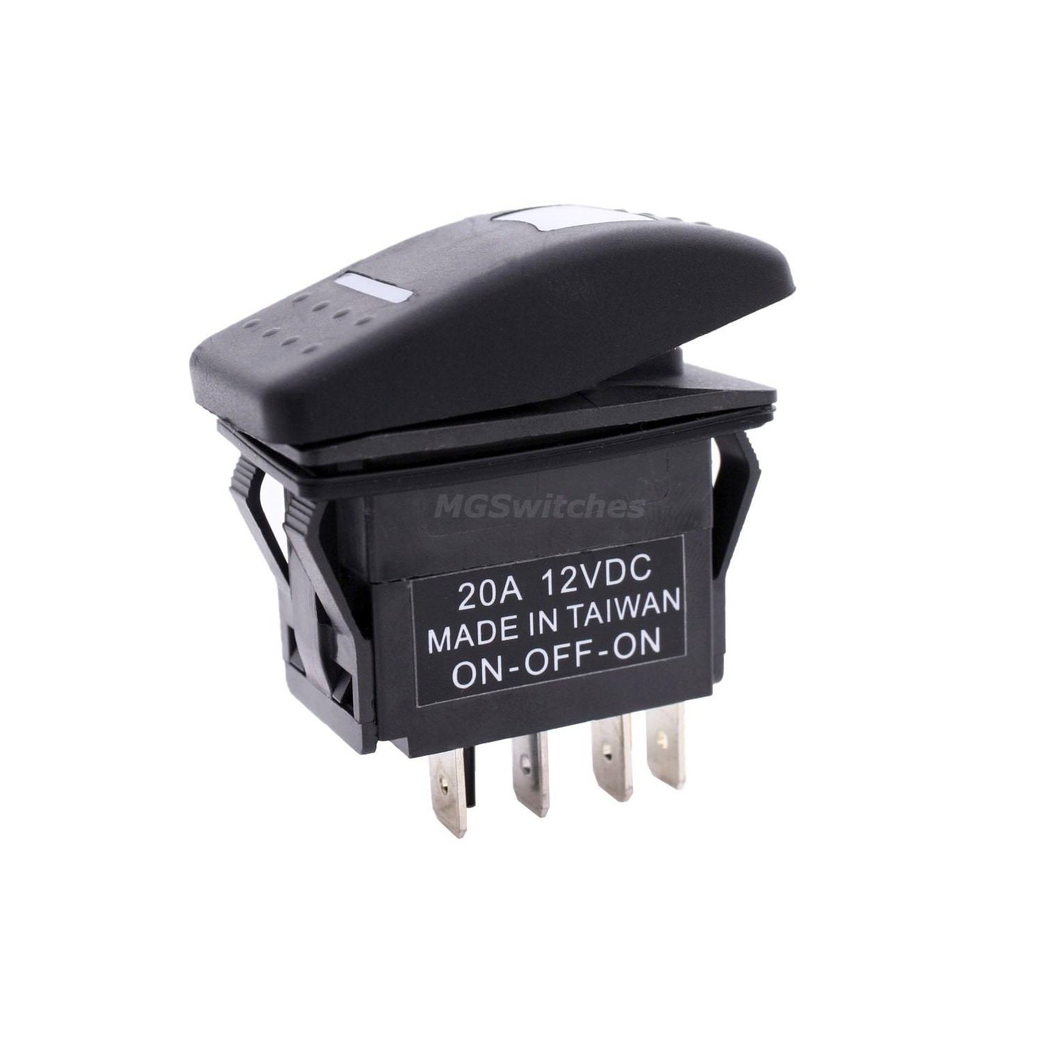 3 Position Waterproof IP67 Rocker Switch Illuminated ON-OFF-ON SPDT ...