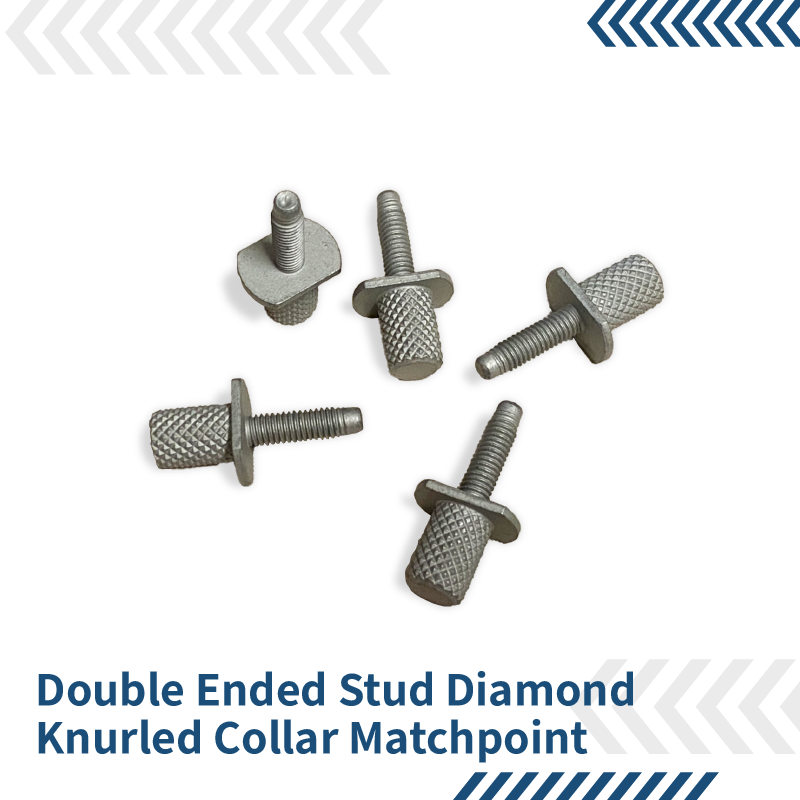 Double Ended Stud Diamond Knurled Collar Matpoint for Electric Vehicles ...