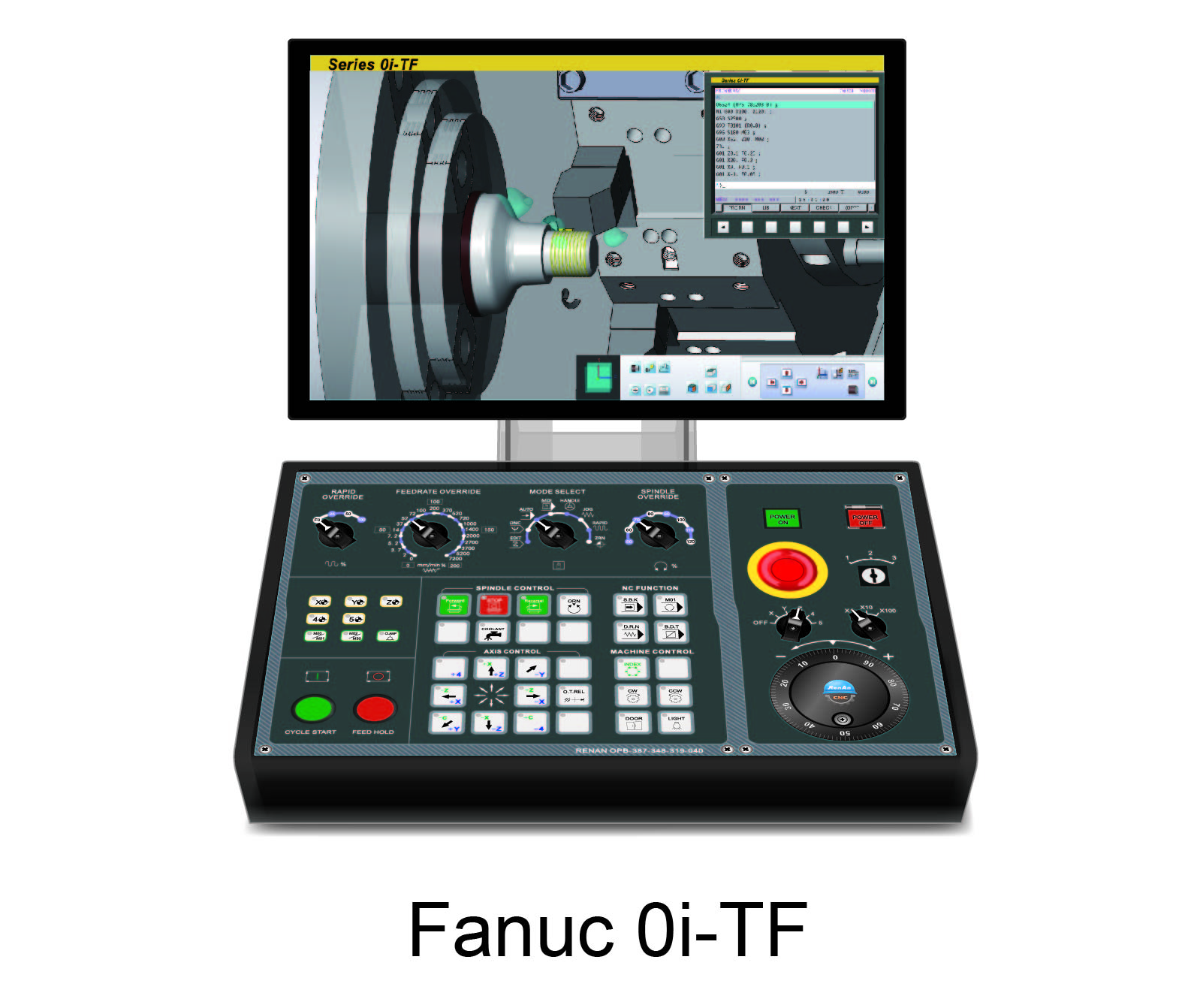 CNC Operation Simulation Workstation-Fanuc 0iTF | Taiwantrade