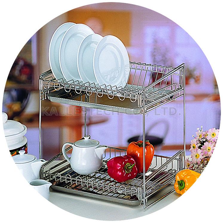 Stainless steel 304 Double deck dish rack | Taiwantrade