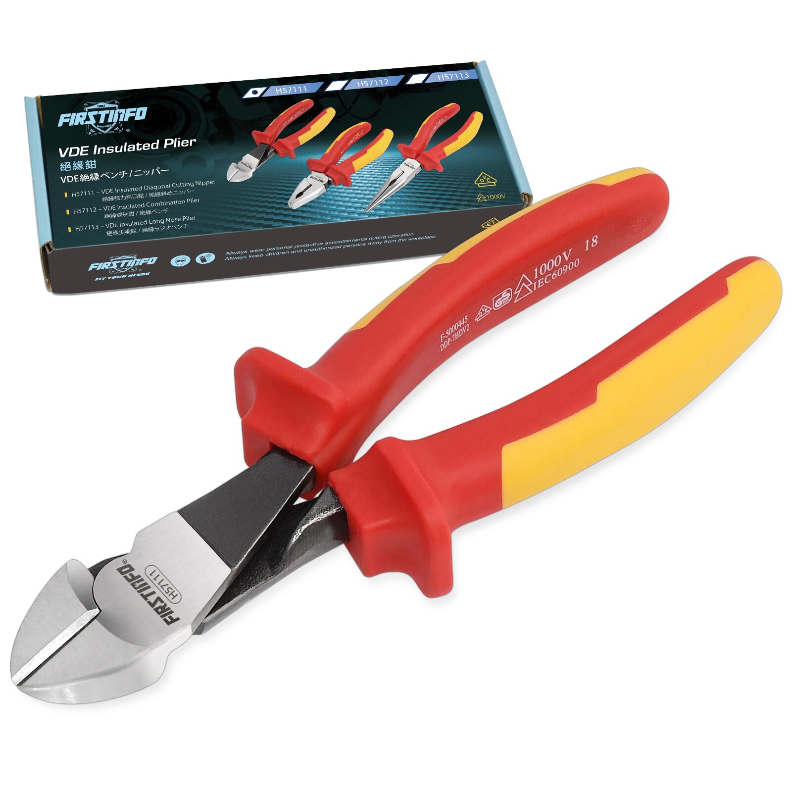 【FIRSTINFO】VDE Insulated Diagonal Cutting Plier | Taiwantrade