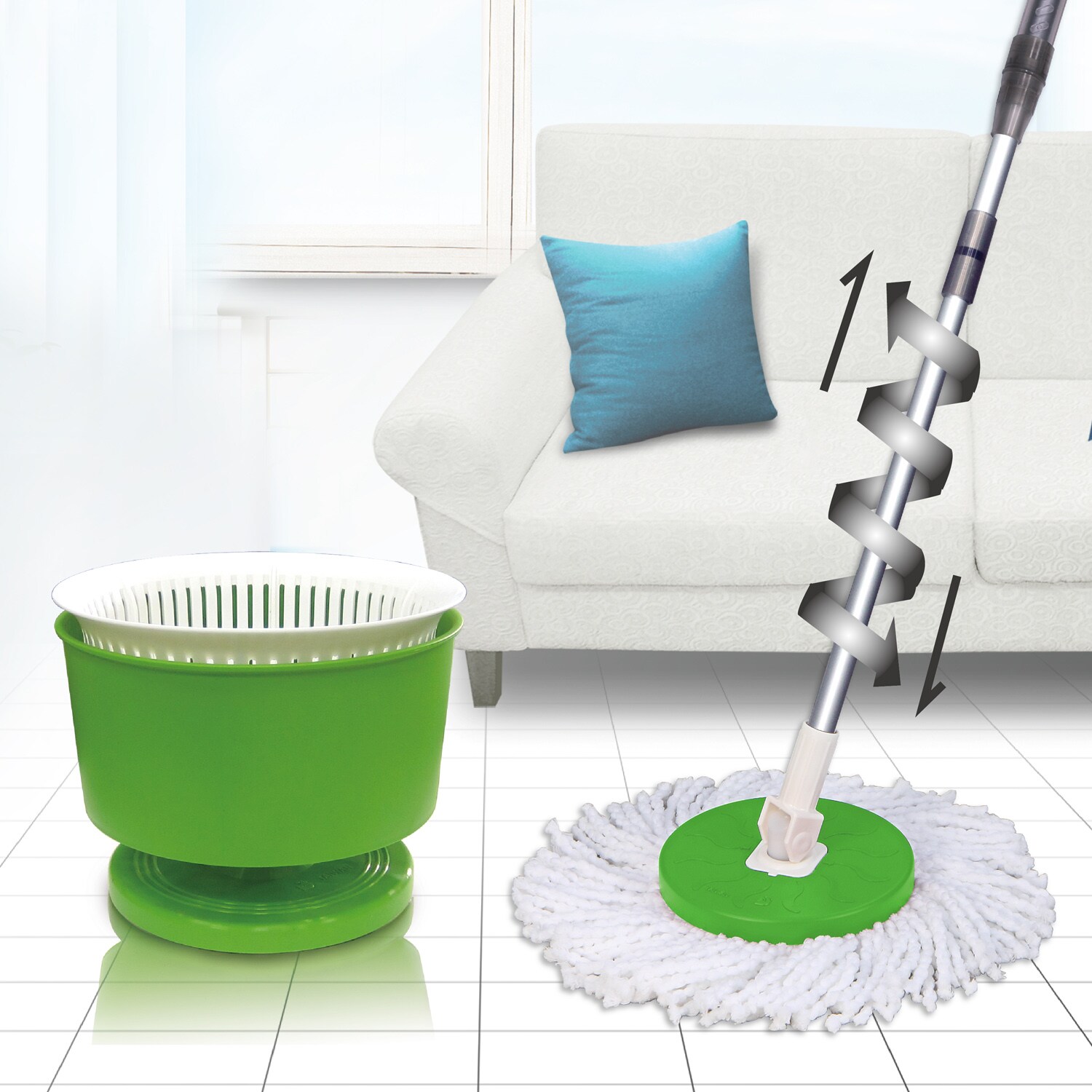 Hand Press Rotating Mop | Taiwantrade