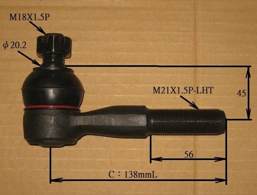 45046-39275 TIE ROD END FOR TOYOTA COASTER | Taiwantrade
