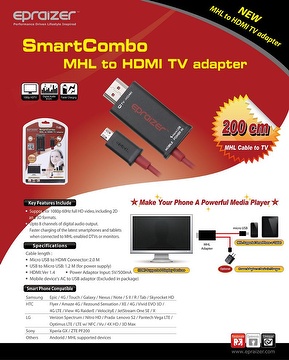 Epraizer MHL-250 Smartphone－ TV adapter | Taiwantrade