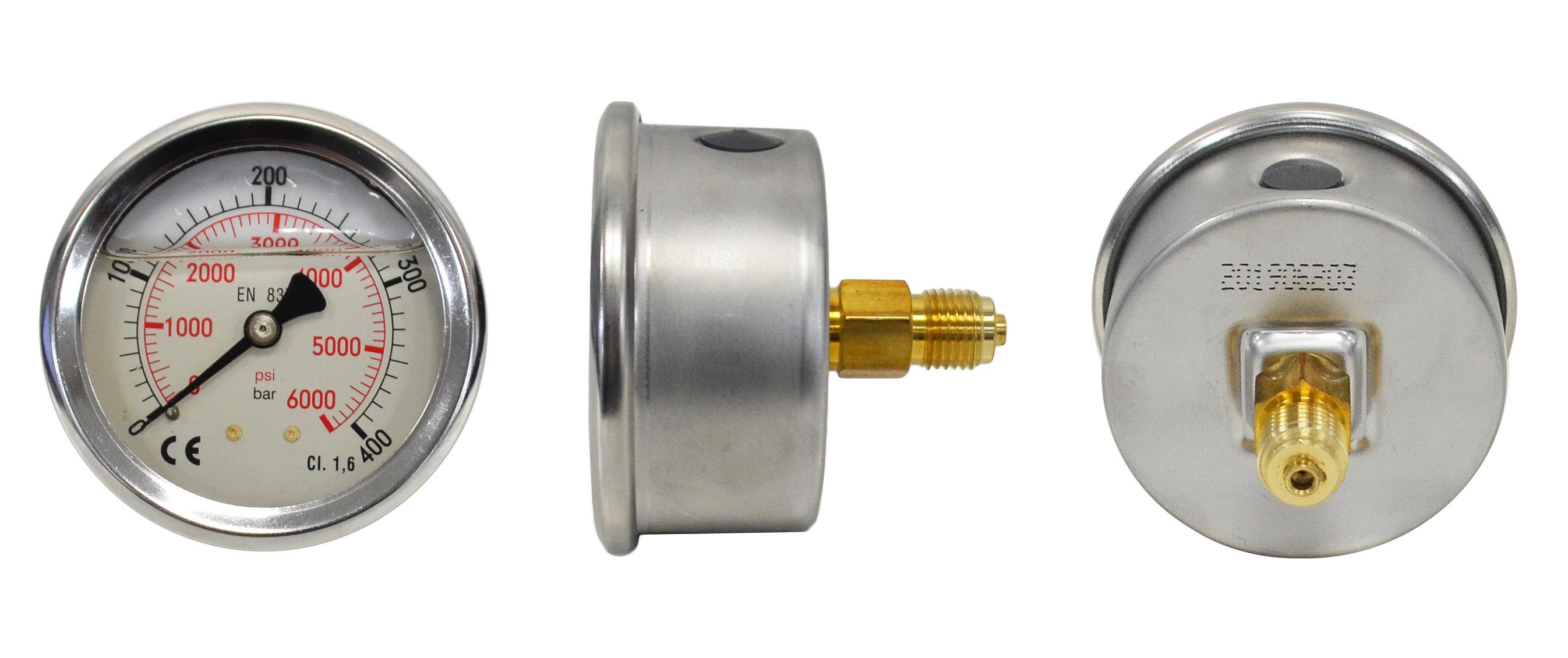 2.5" (63mm) Liquid-Filled Gauge Center Back Connector | PORAUTO ...