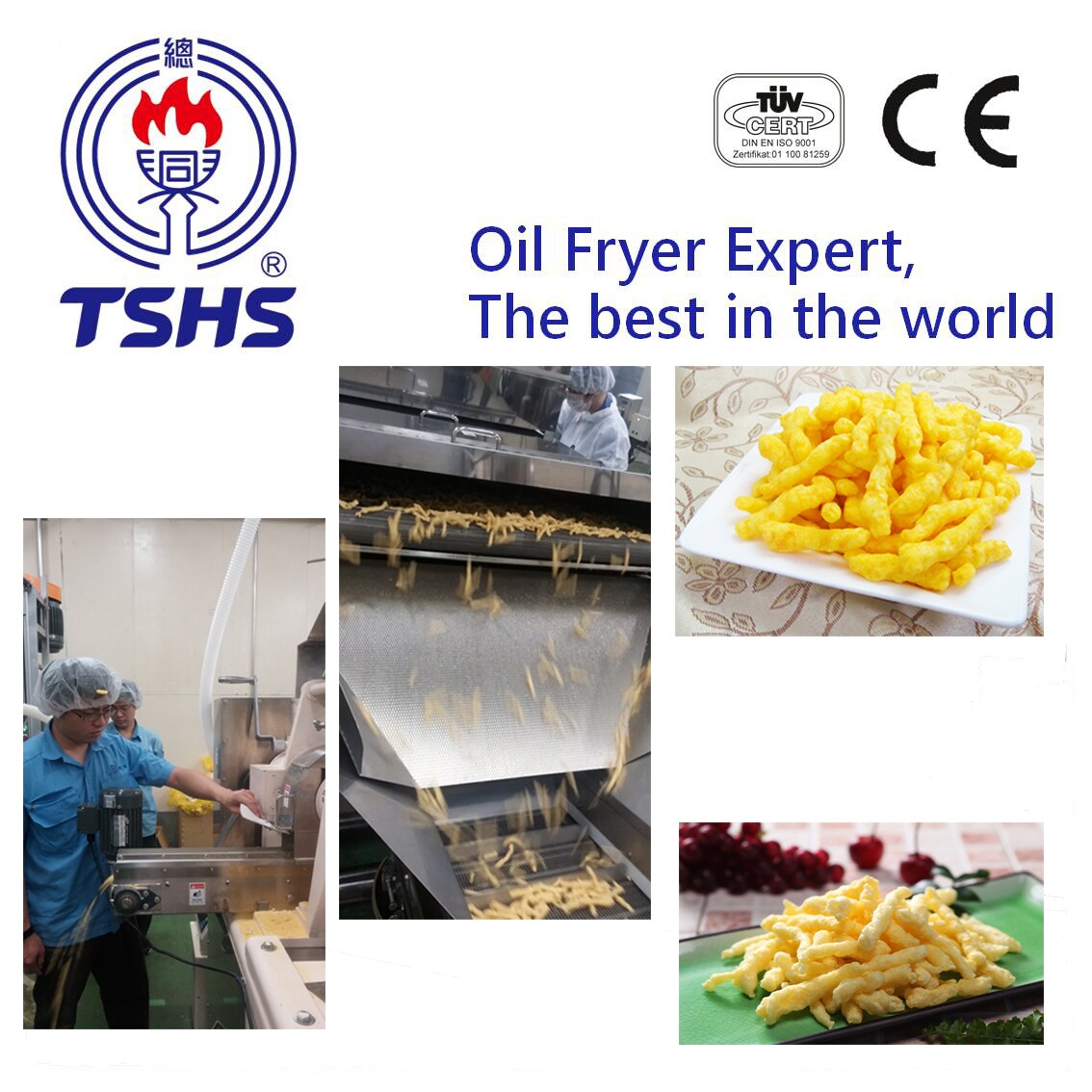 2017 Taiwan Industrial Automatic Cheetos Manufacturing Extruder ...