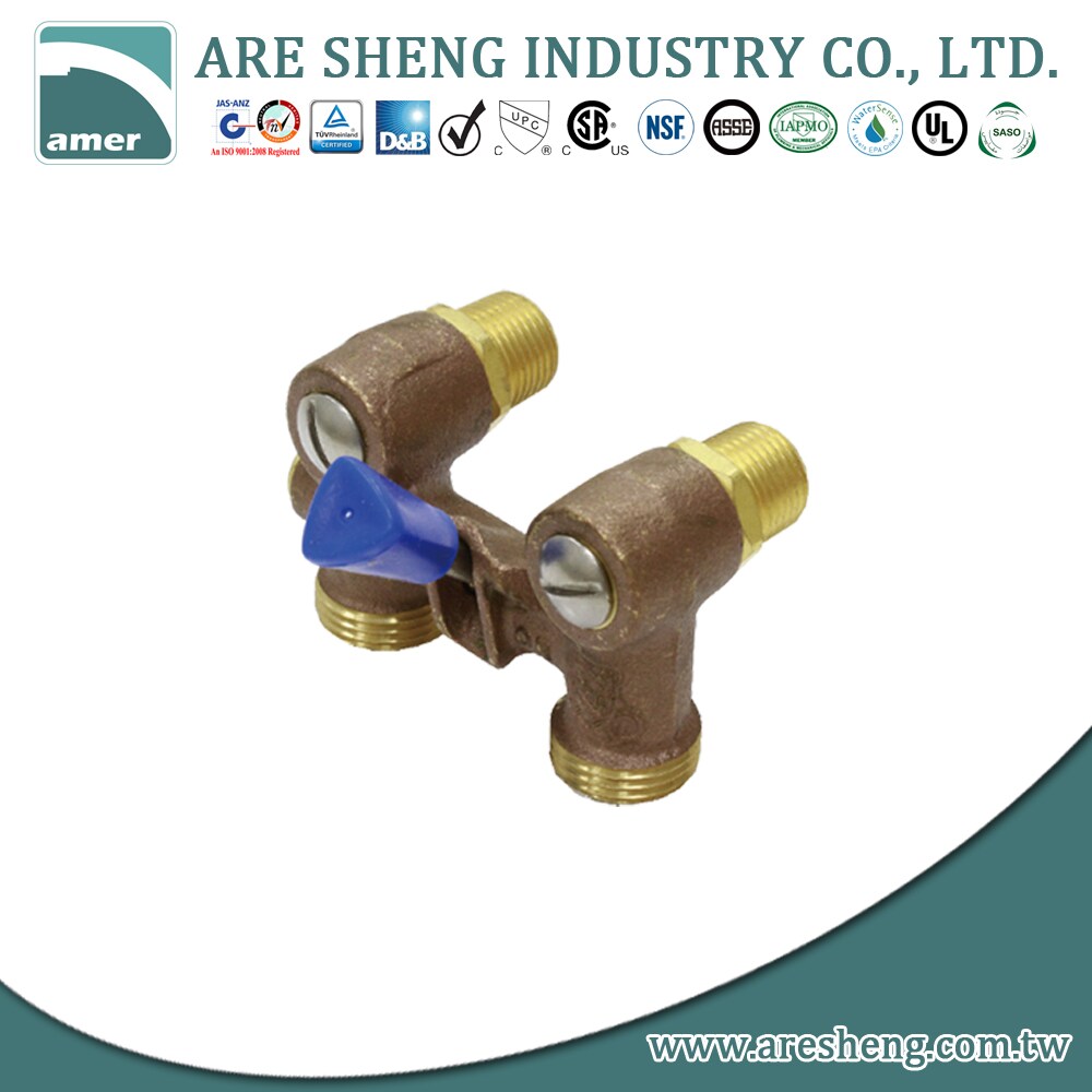 Laundry stop valve 1/2"MPT x 1/2"MHT | Taiwantrade