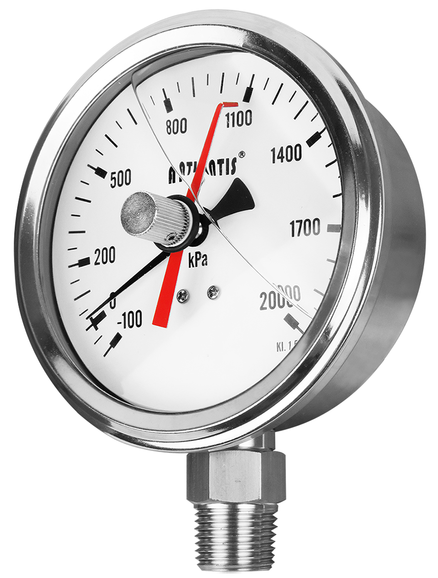 Pressure Gauge with Peak Hold Pointer | Taiwantrade.com