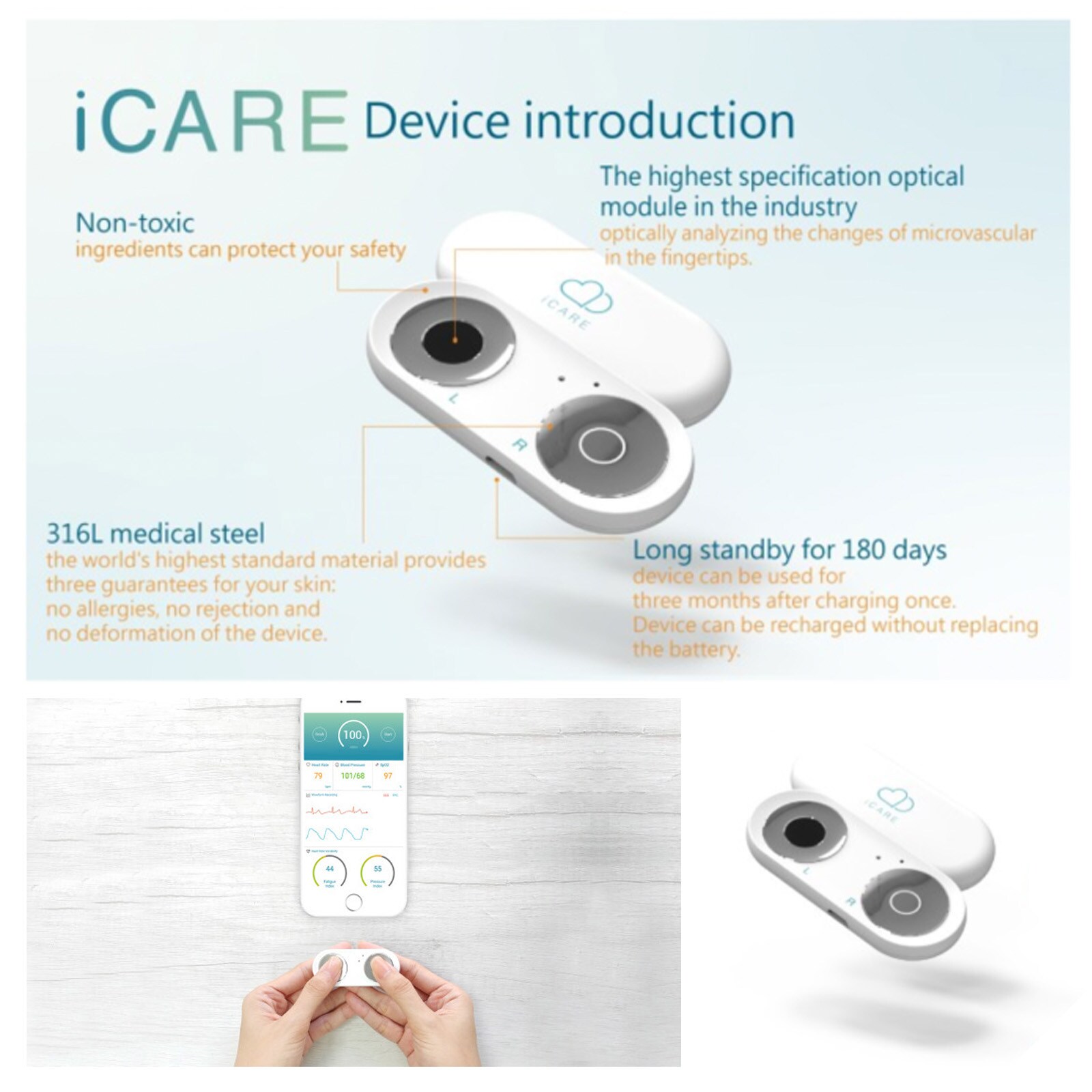 iCare 8 in 1 Measurement Device | Taiwantrade.com