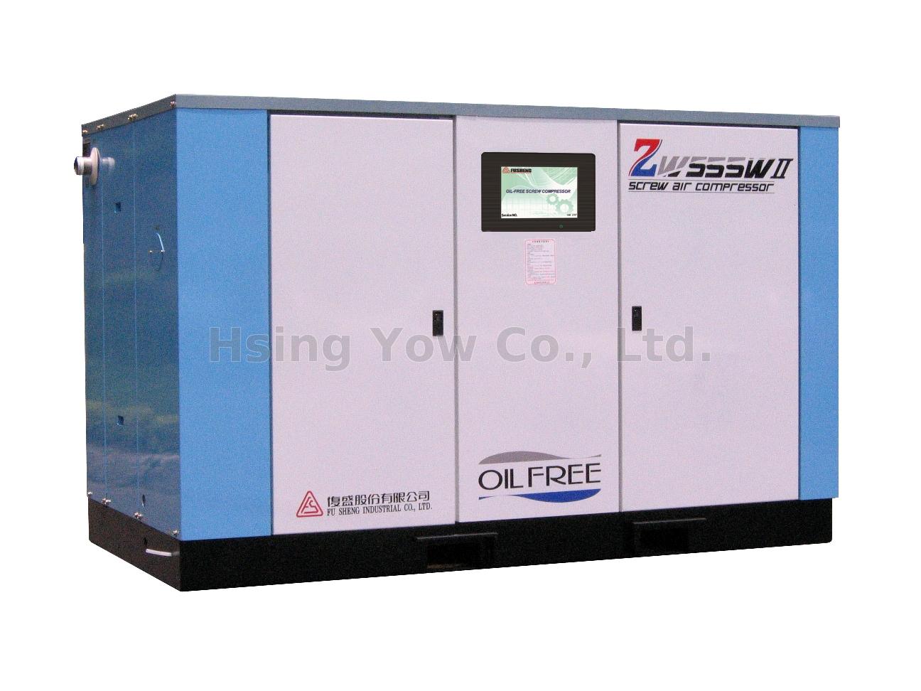 Air Cooled Oil-free Screw Air Compressor ZW Series | Taiwantrade.com