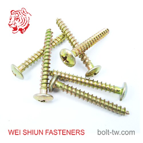 Truss head #14 self tapping screw for plastic hardened steel Taiwan ...