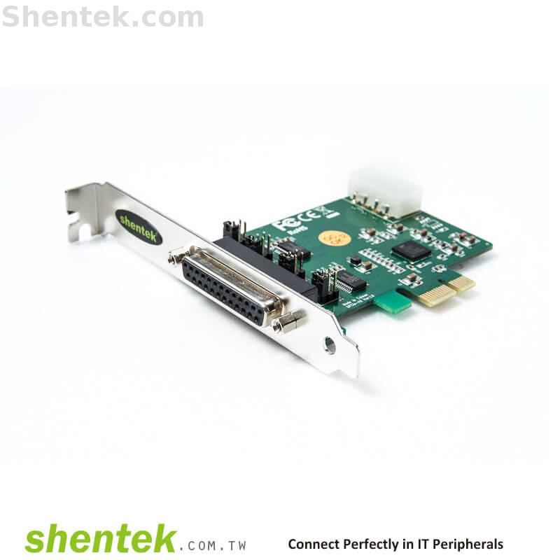 Shentek Serial RS232 2 Port PCIe Card Selectable Low Profile Bracket ...