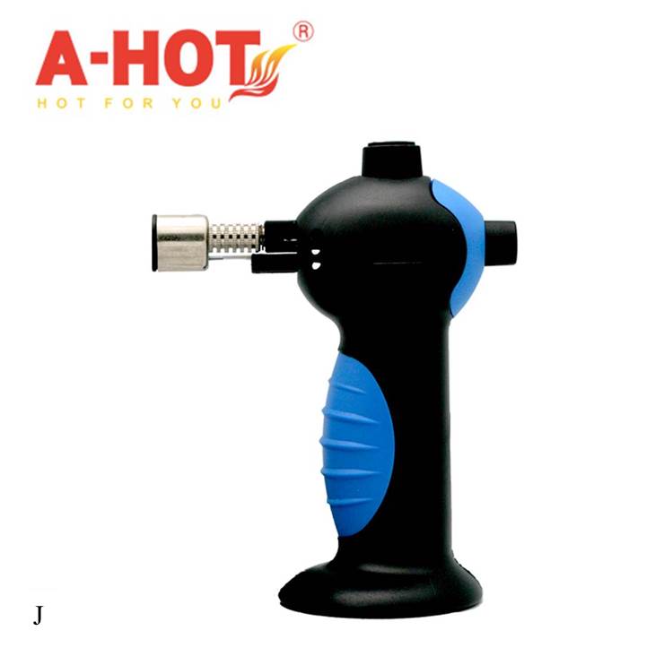 Taiwan made portable fire adjustable piezo auto ignition butane torch ...