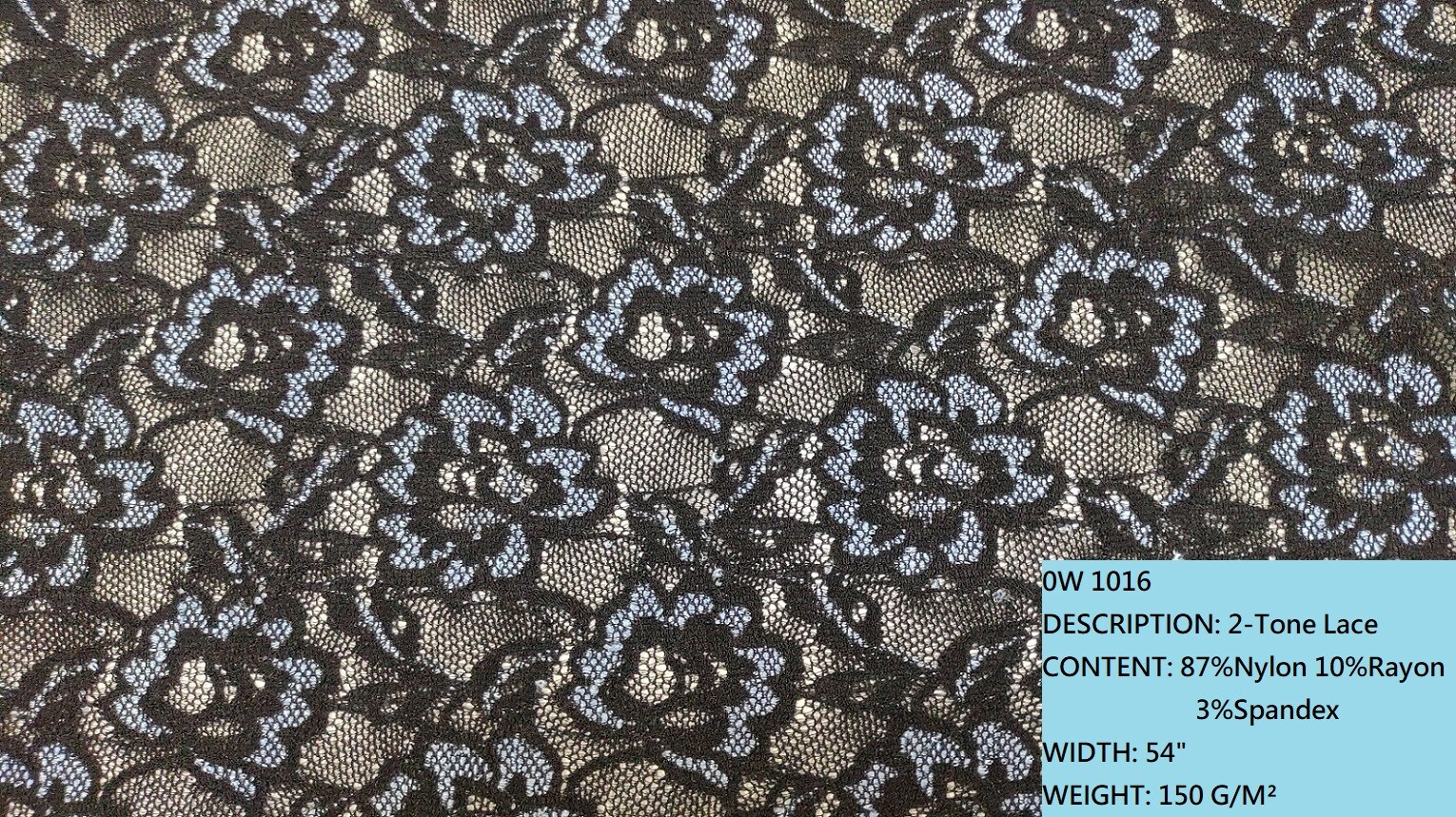 Knitted fabric 2-Tone Lace | Taiwantrade.com