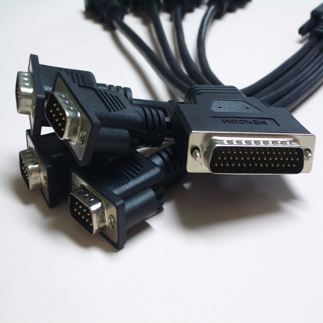 HD-SUB 44Pin TO D-SUB 9M X 4 | Taiwantrade.com