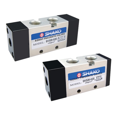 5/2, 5/3 WAY PNEUMATIC VALVE | SHAKO CO., LTD.