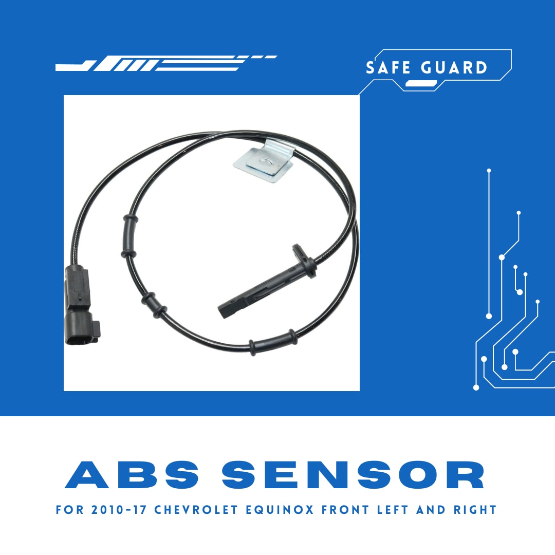 ABS Speed Sensor Set For 2010-17 Chevrolet Equinox Front Left and Right ...