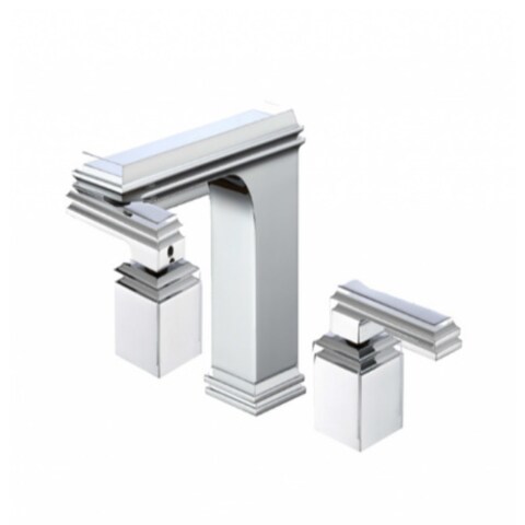 Two Handle Basin Faucet (Chrome) | Taiwantrade